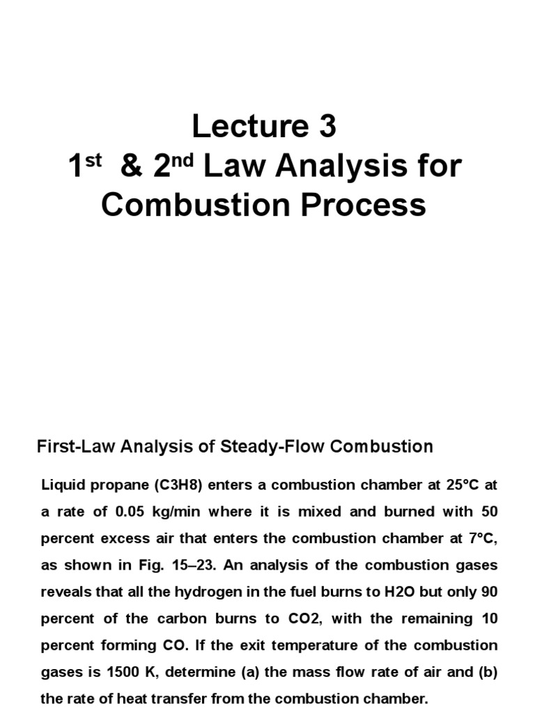 Combustion | PDF | Combustion | Entropy