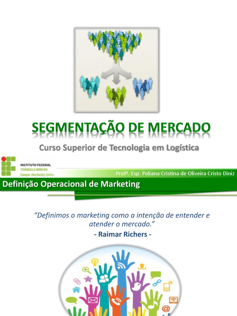 02 Segmentação De Mercado Slides Pdf Segmentação De Mercado