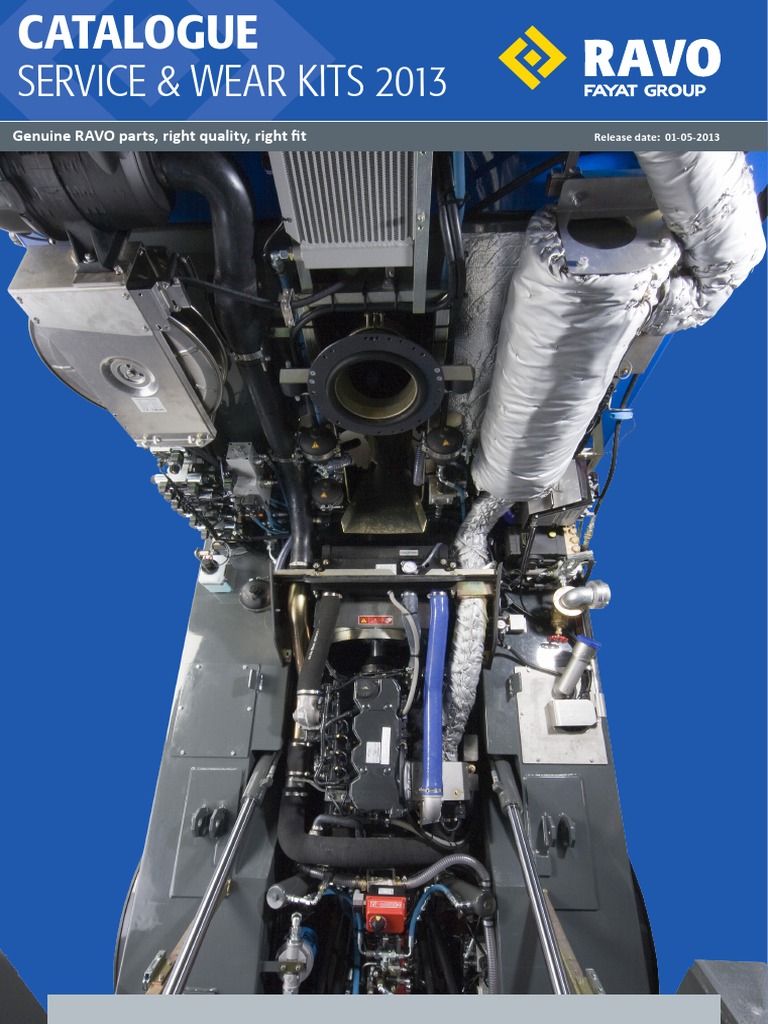 RAVO Catalogue Service & Wear Kits 2013 | PDF | Dust | Diesel Engine