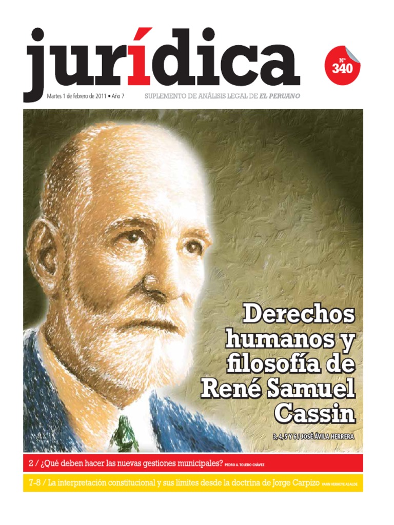 Derechos Humanos y Filosofía de Réne Samuel Cassin | PDF | Naciones ...