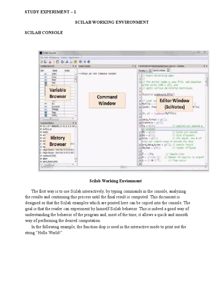 SCILAB Edited | PDF | Polynomial | Matrix (Mathematics)
