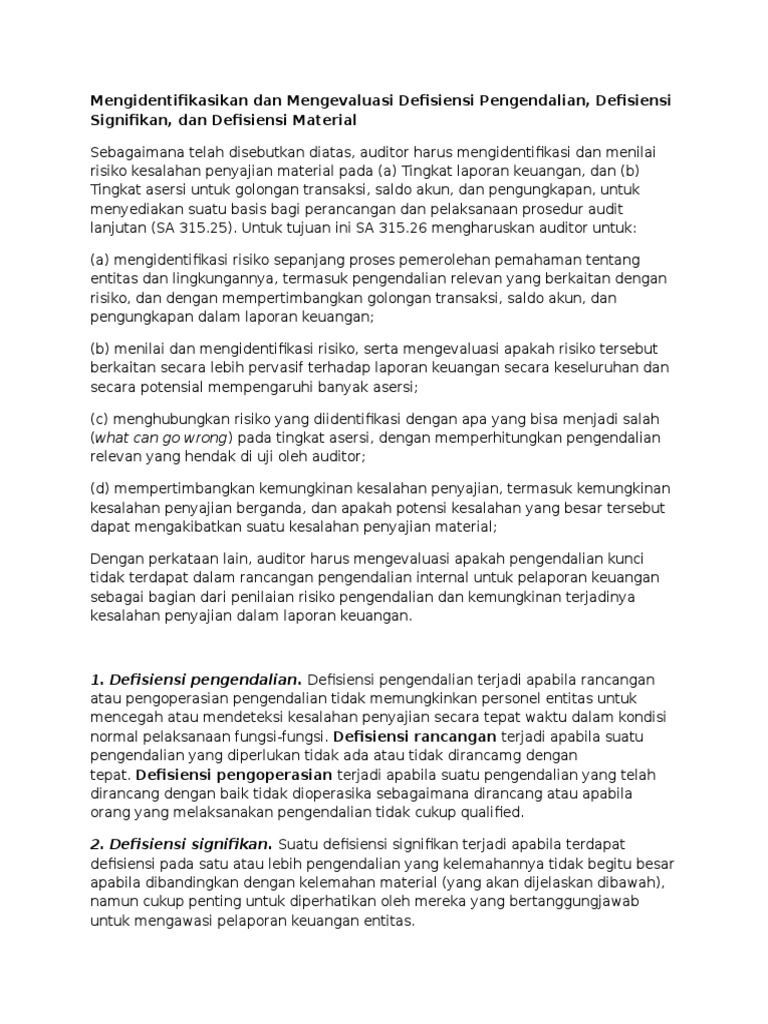 Audit Bab 8 RMK | PDF