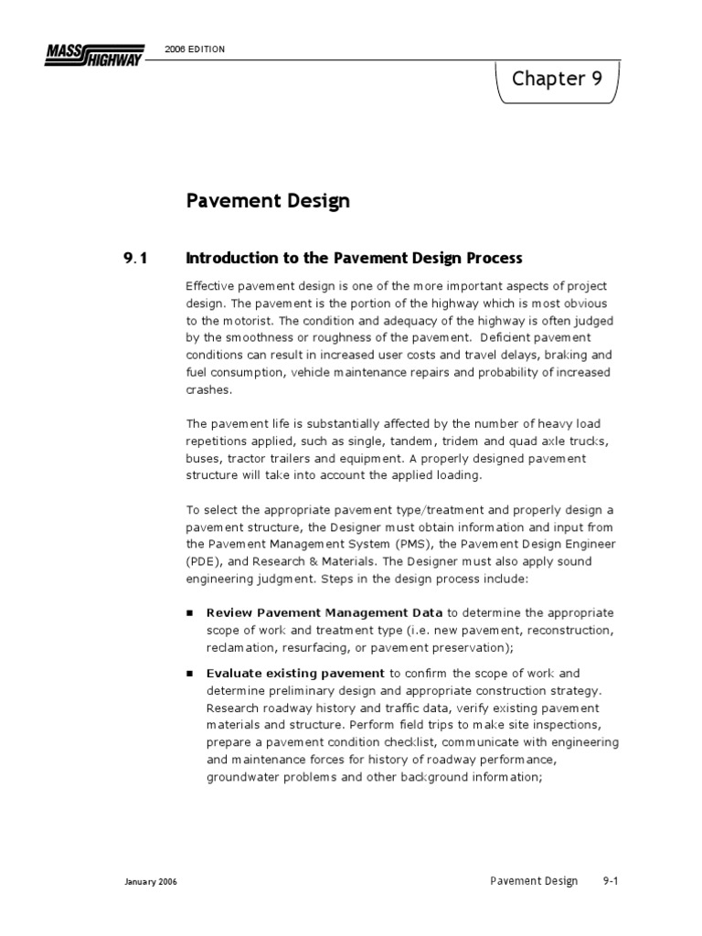 Pavement Design | PDF