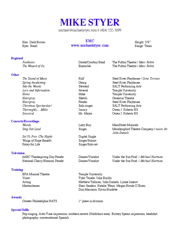 Michael Styer Resume | PDF