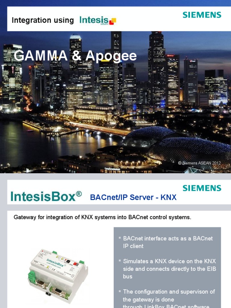 KNX & Apogee Integration Via IntesisBox v2 | Download Free PDF ...