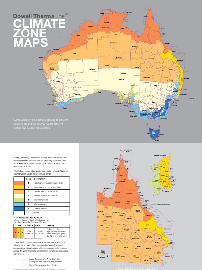 Climate Zone Maps LR | PDF | Climate | Temperate Climate