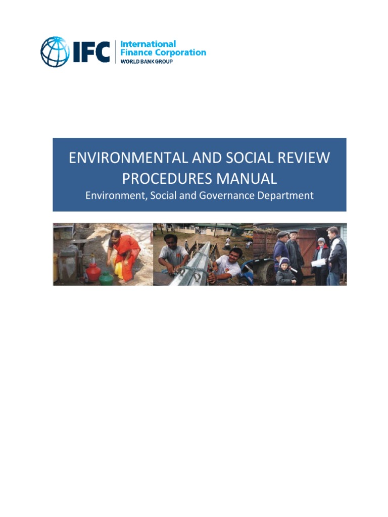 Environmental and Social Review Procedure Manual - October 2016 | PDF ...