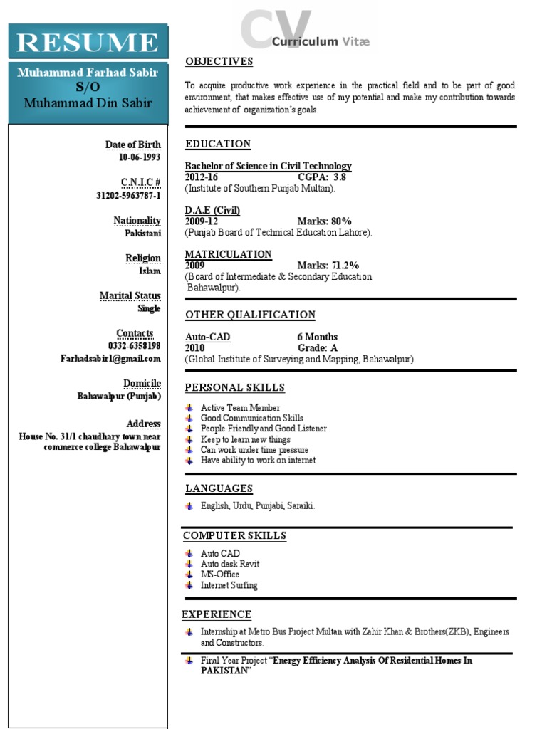 Asim CV PDF | PDF