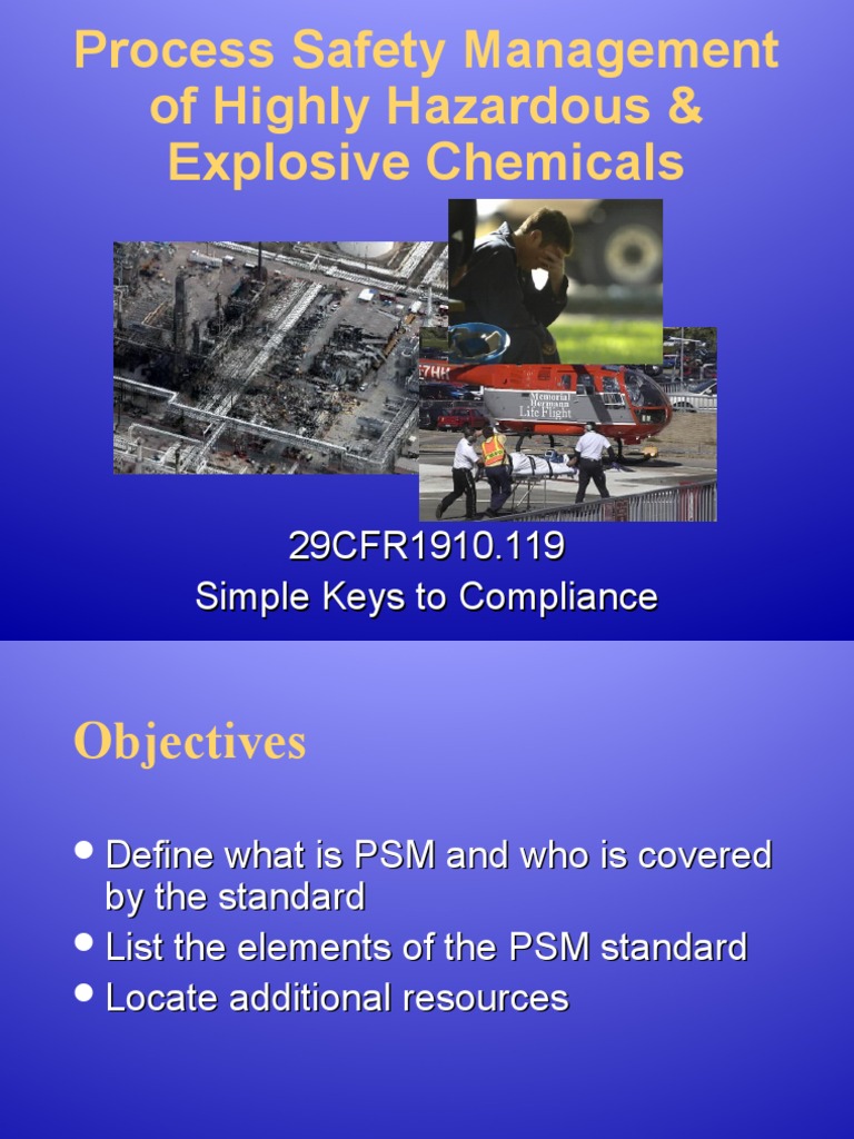 PSM Compliance | PDF | Occupational Safety And Health Administration | Safety