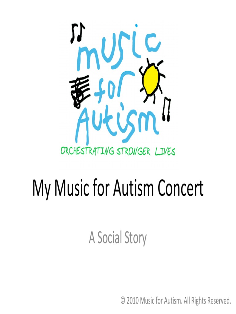 My Music For Autism Concert - A Social Story | PDF