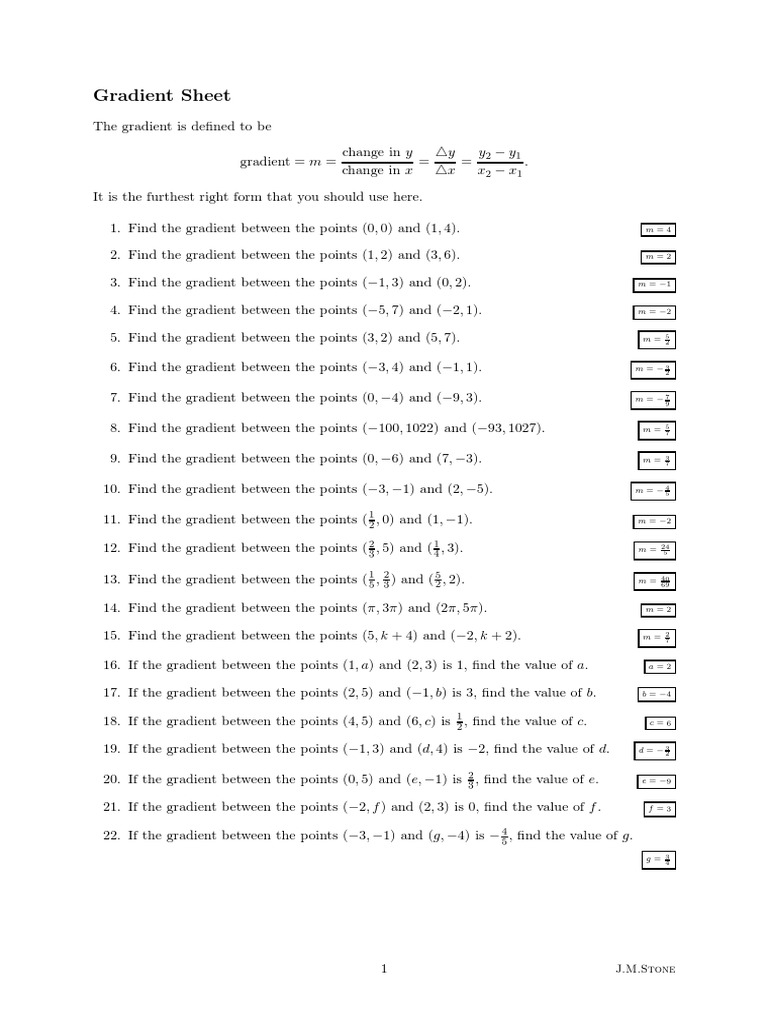 4th Gradient Sheet | PDF | Teaching Mathematics