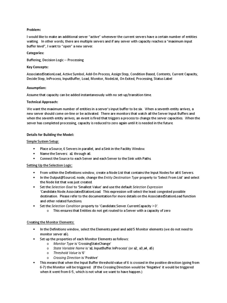 Dynamic Server Capacity Management | PDF | Server (Computing) | Areas ...
