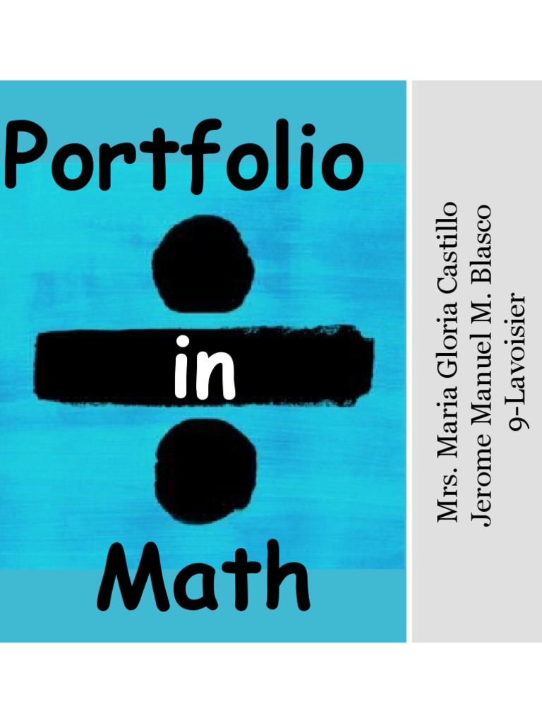 Portfolio in Math (3rd) | PDF | Triangle | Rectangle