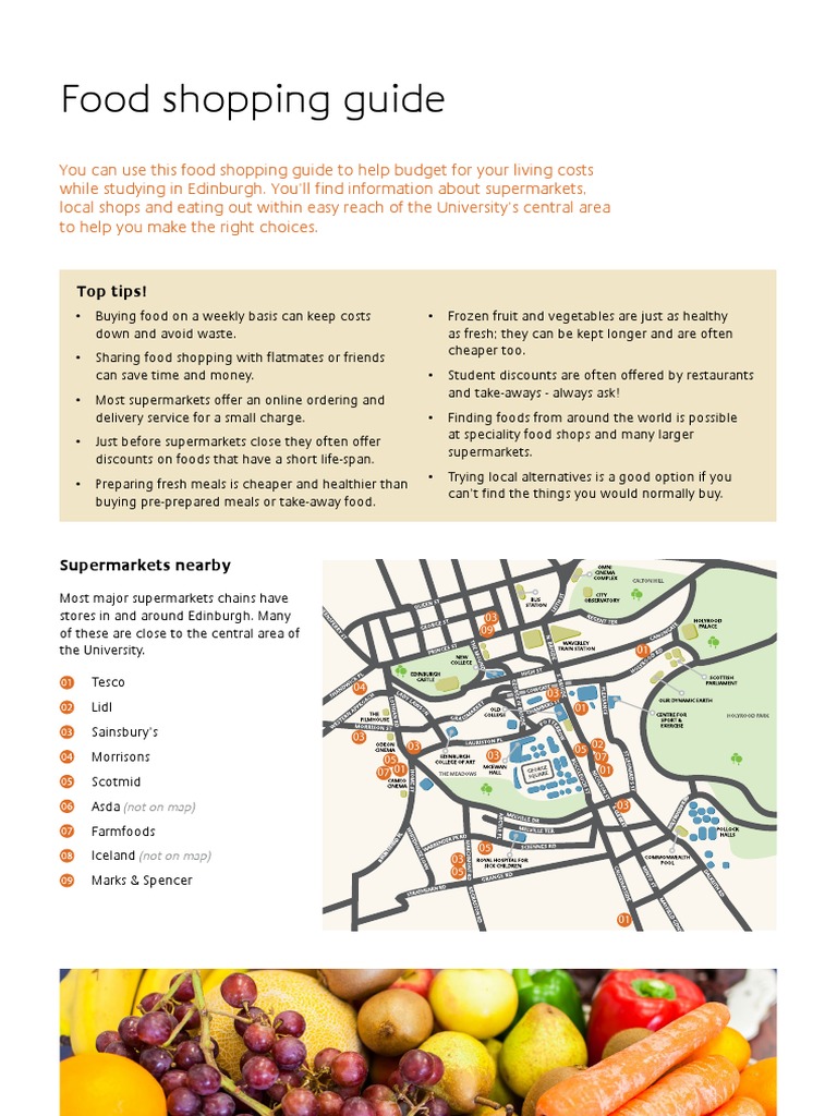 Food Shopping Guide 2016 0 in England | PDF | Supermarket | Meal