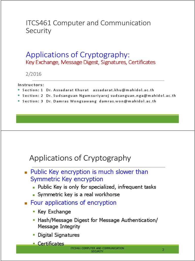 5 Applied Cryptography Pdf Public Key Cryptography Key Cryptography