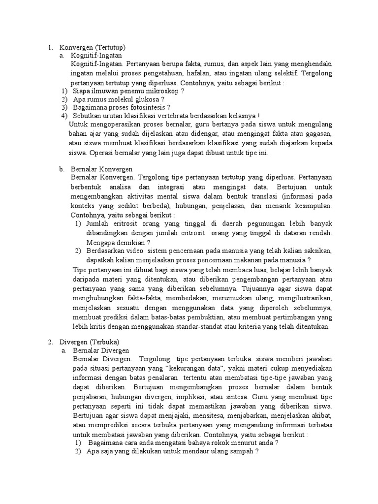 Konvergen Dan Divergen | PDF | Pengembangan Diri | Sains & Matematika