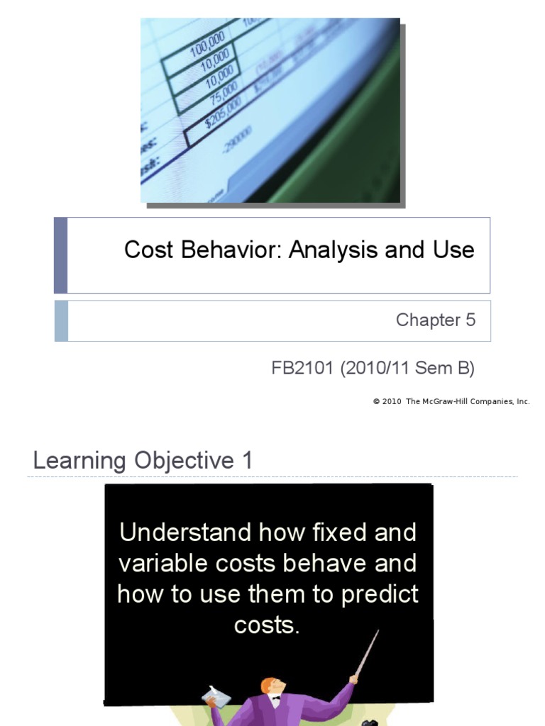 Cost Behavior: Analysis and Use: FB2101 (2010/11 Sem B) | PDF | Least Squares | Regression Analysis