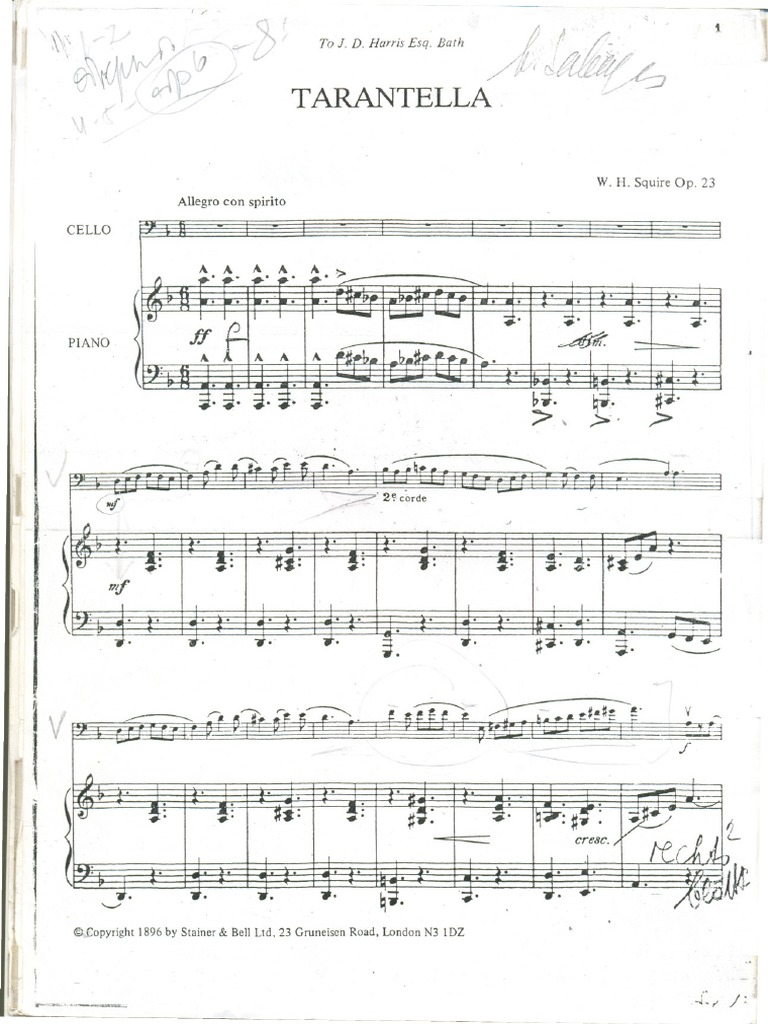 Squire Tarantella | PDF