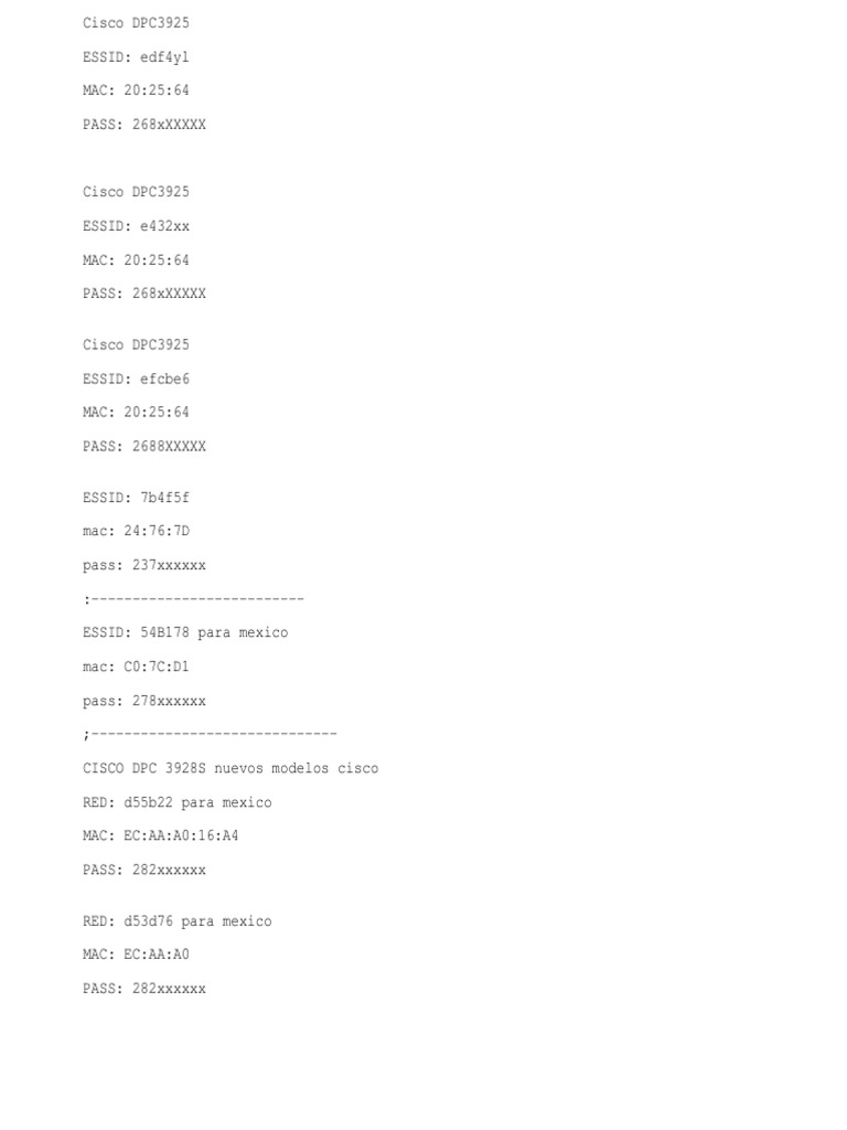 Datos Cisco Pegatron | PDF