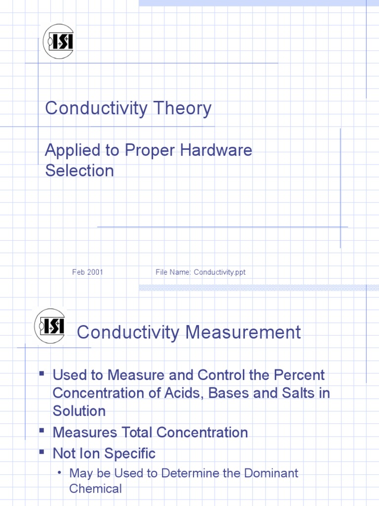 Conductivity | PDF