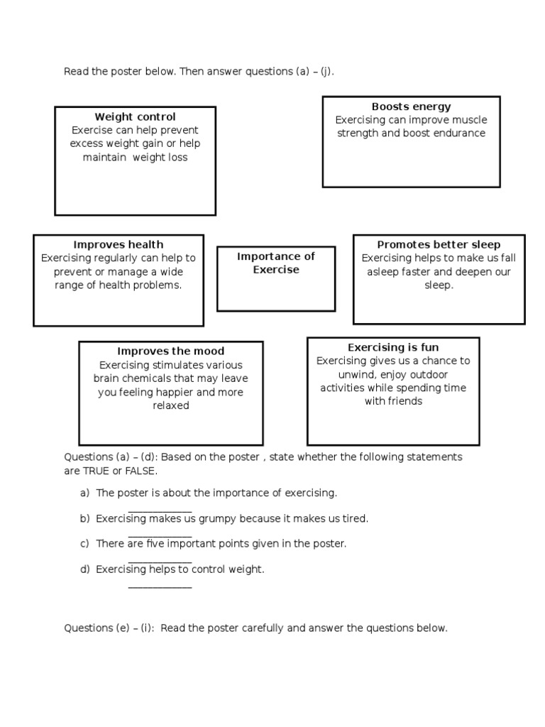 Information Transfer Form 1 | PDF | Physical Exercise | Cakes
