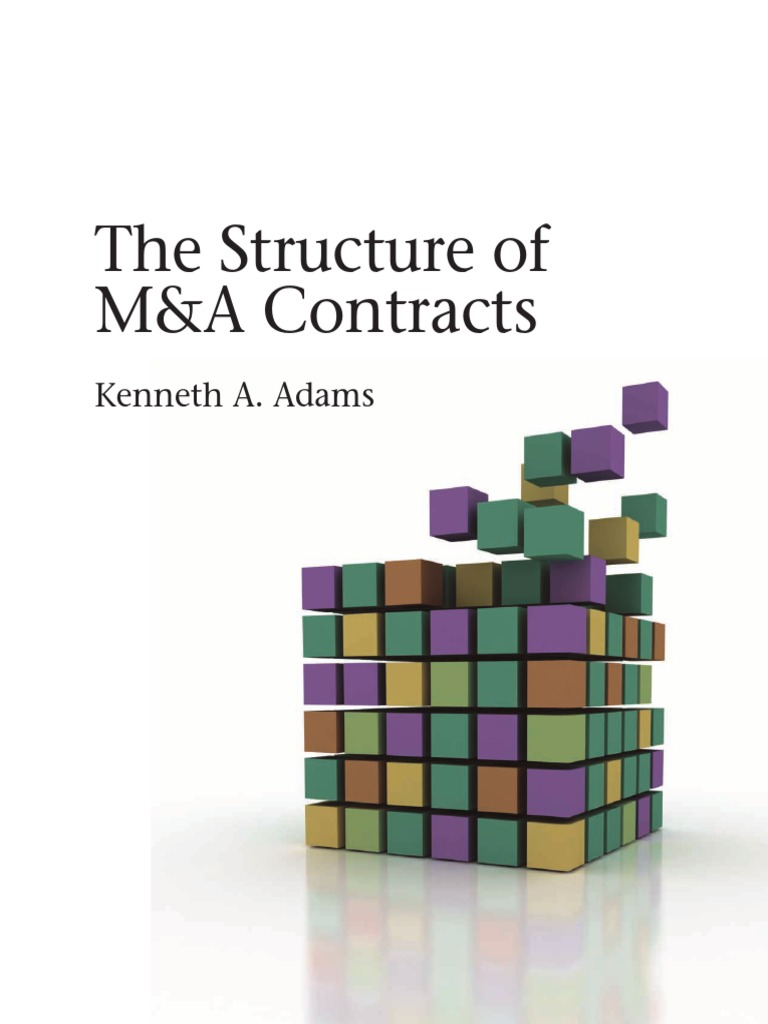 Structure of MA Contracts Sample | PDF | Indemnity | Mergers And ...