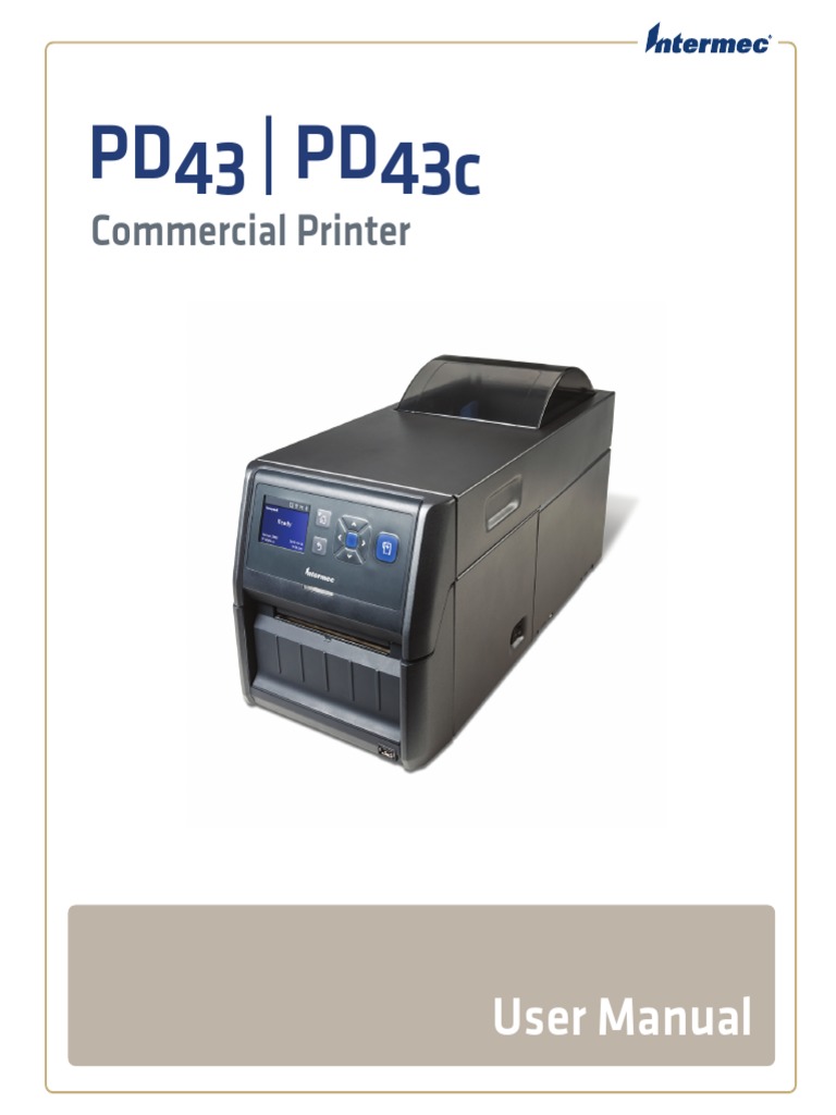 PD43 and PD43c Commercial Printer User Manual PDF | PDF | Bluetooth | Wi Fi