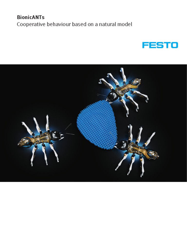 Festo BionicAnts En | Piezoelectricity | Ant