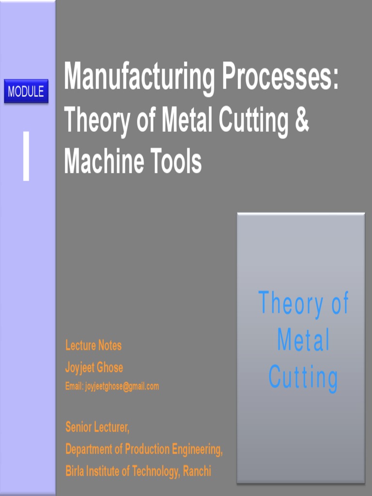 Theory of Metal Cutting 1x1 | Machining | Building Materials
