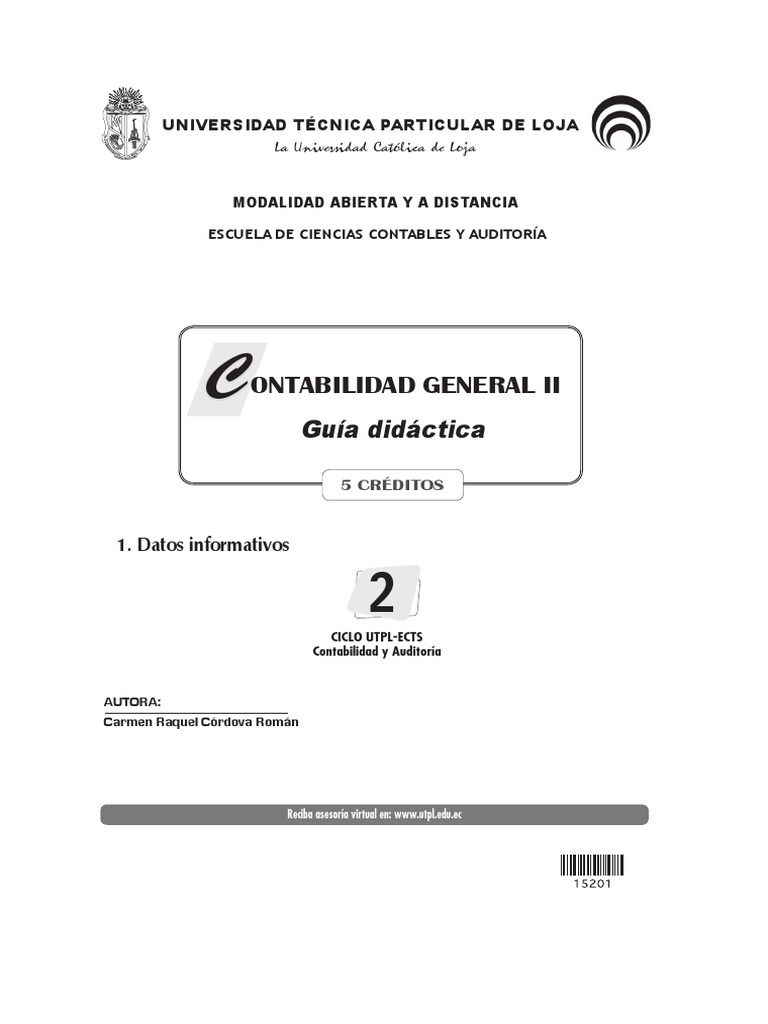 Contabilidad General II PDF | PDF | Contabilidad | Crédito del curso