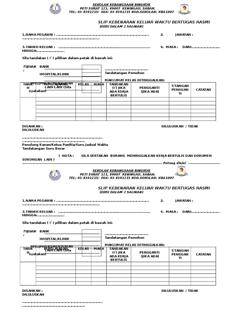 Borang Mmi Edit | PDF