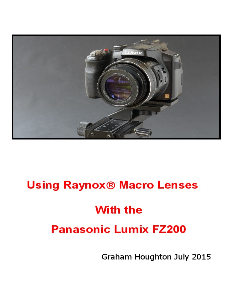 Using Raynox | PDF | Lens (Optics) | Zoom Lens