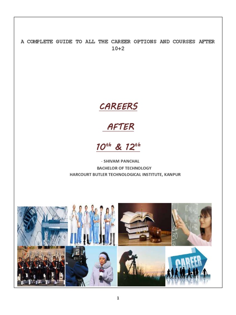Career Guide After 10 and 12 Grade . | PDF | English Studies | Motivation