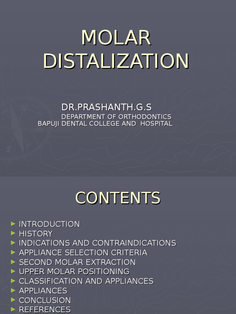 Molar Distalization. | Tooth | Dental Anatomy