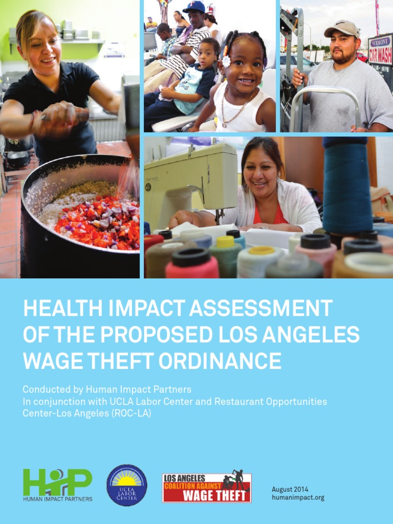 Health Impact Assessment | PDF | Employment | Poverty
