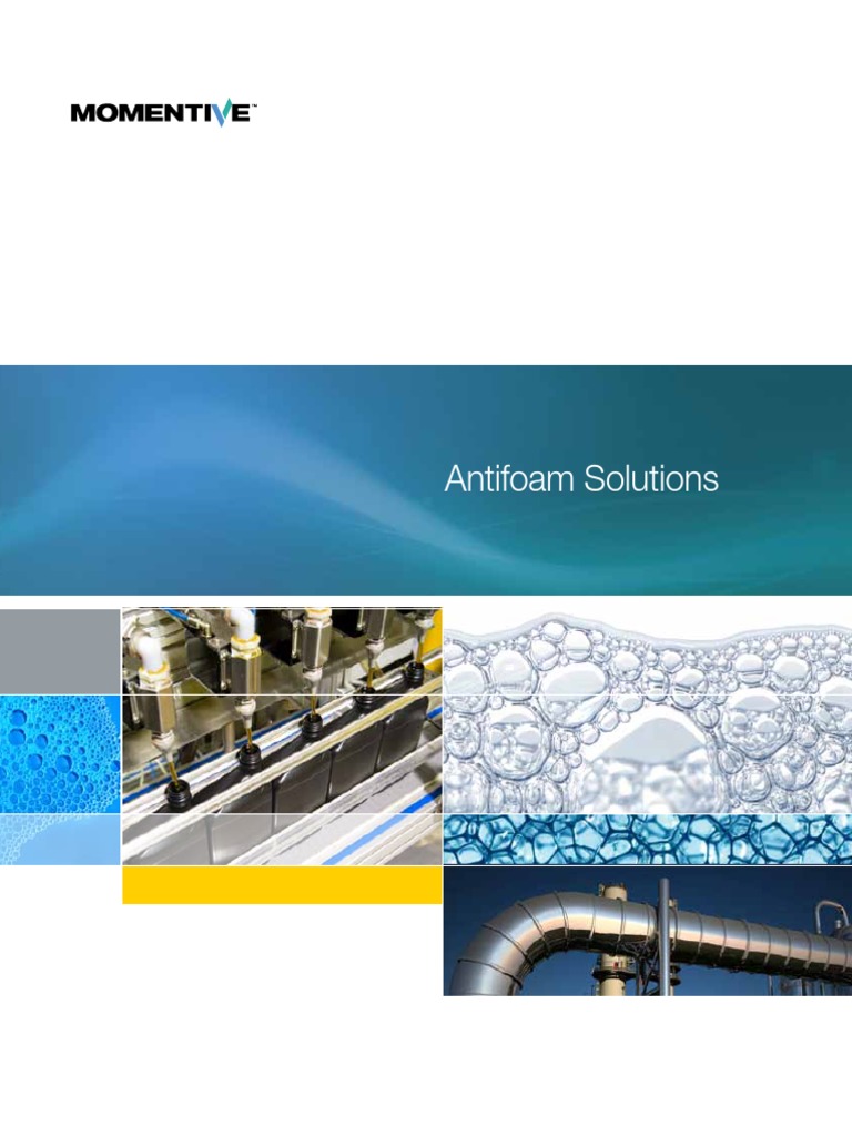 Antifoam Solutions Brochure Indd PDF | PDF | Foam | Emulsion