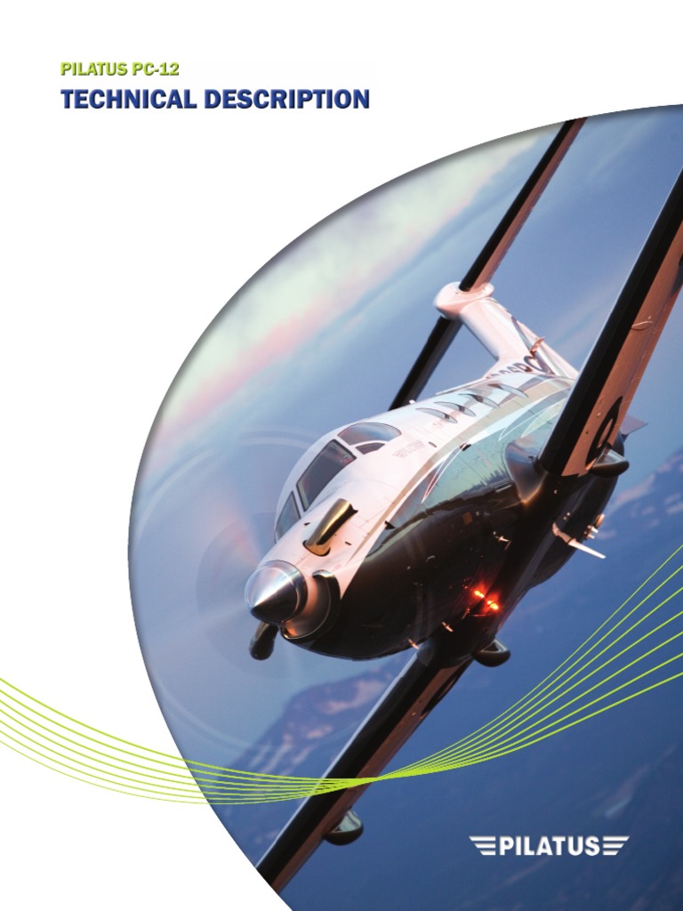 PC-12 NG Technical Description | PDF | Landing Gear | Transmission ...