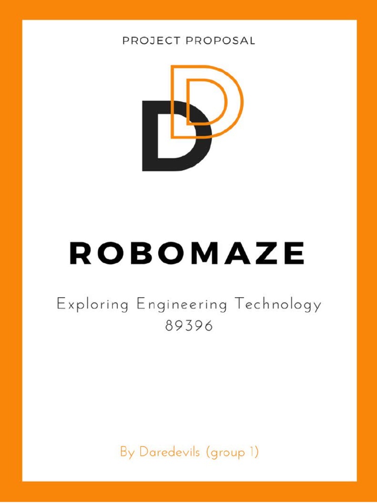 Robomaze Proposal | PDF | Robot | Robotics