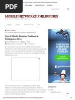 SIM Numbers and Network (Philippines) | PDF | Mobile Phones | Companies ...