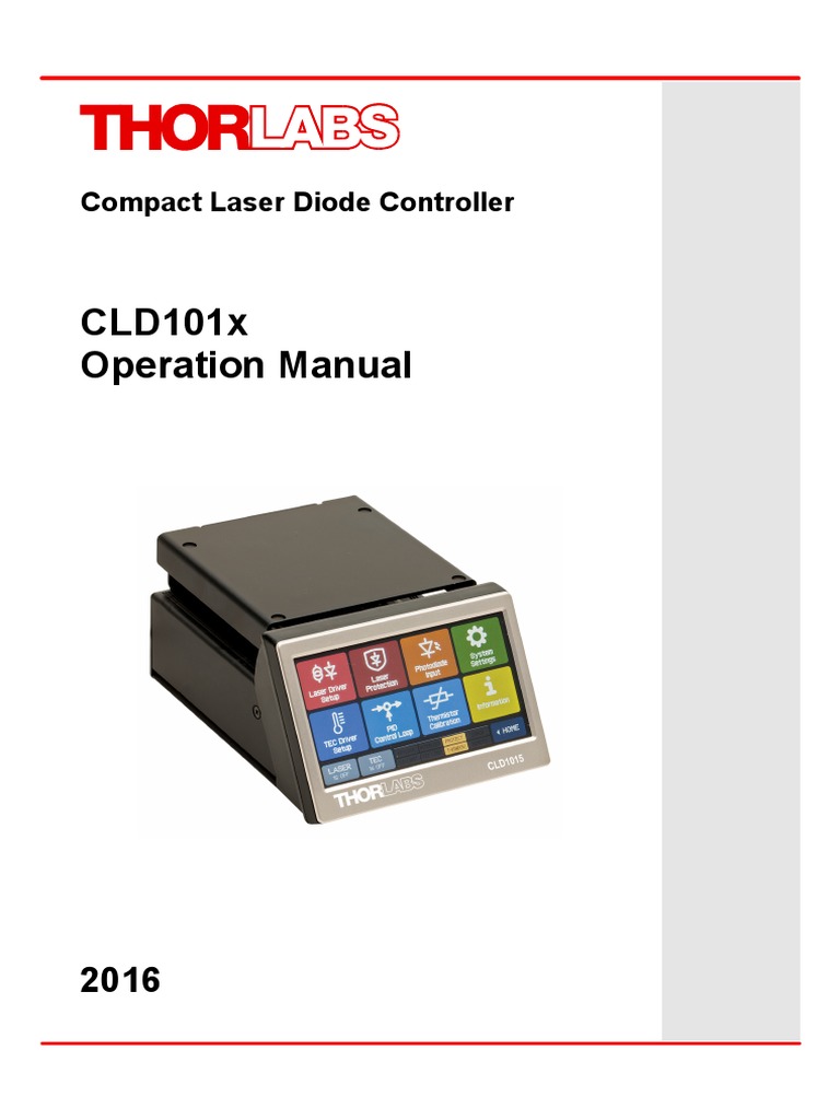 CLD1015 Manual | PDF | Electromagnetic Interference | Manufactured Goods