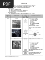 Normal Values Ultrasound - Paediatrics | PDF