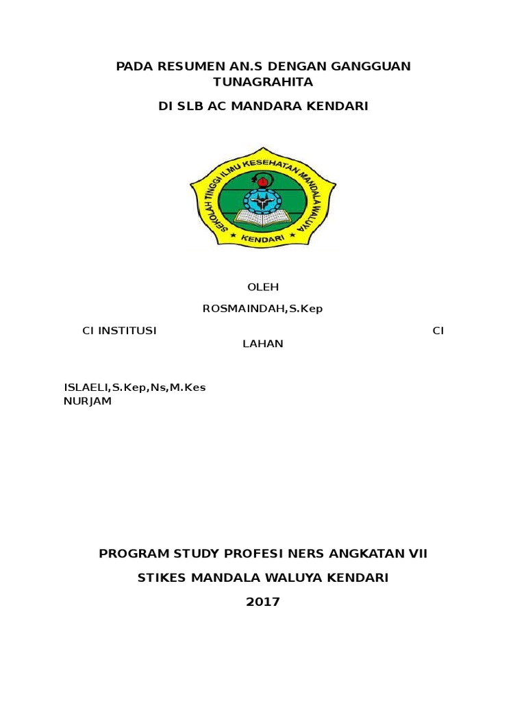 Resume Tuna Grahita Rosmaindah SLB | PDF