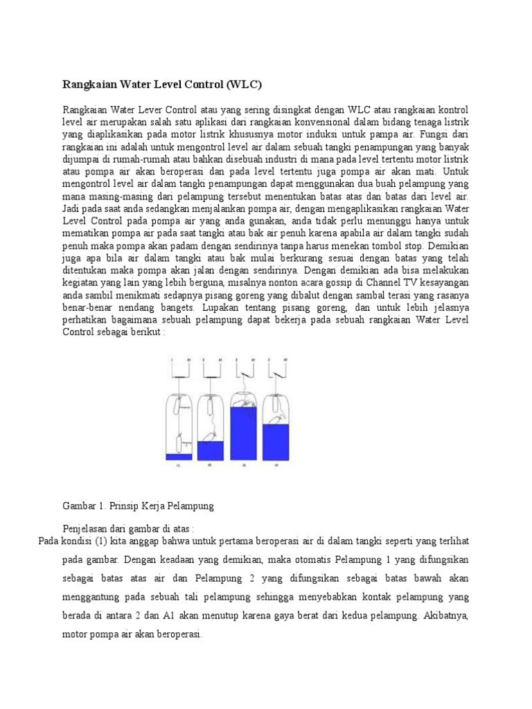 Rangkaian Water Level Control | PDF