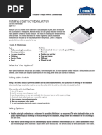 Toilet Ventilation System Design Guide | PDF | Duct (Flow) | Bathroom