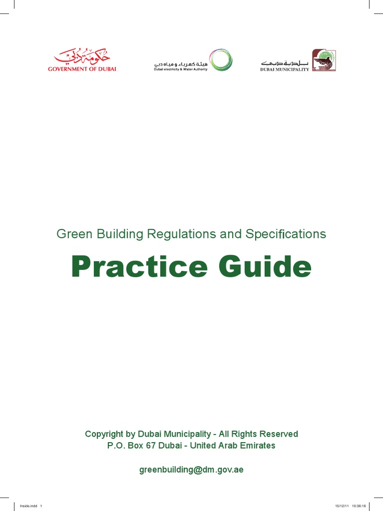 Green Building Regulations and Specifications - Practice Guide - First ...