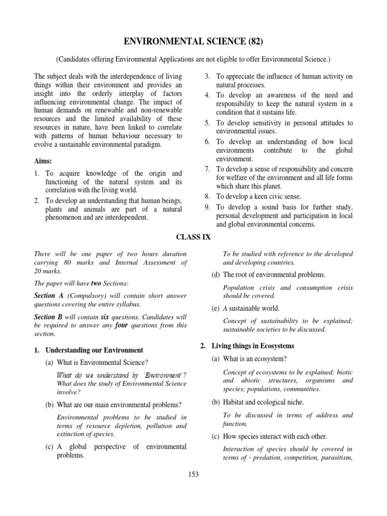 21.environmental Science | PDF | Sustainability | Agriculture