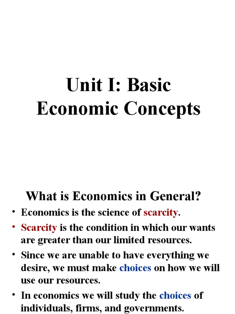 AP Macro Unit 1 Summary | PDF | Economic Equilibrium | Economics