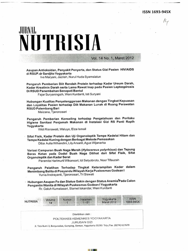 Sifat Fisik Kadar Protein Dan Uji Organoleptik Tempe Kedelai Hitam Dan ...