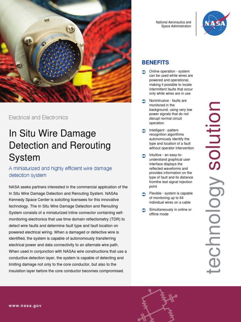 In Situ Wire Damage Detection and Rerouting System | PDF | Electrical ...