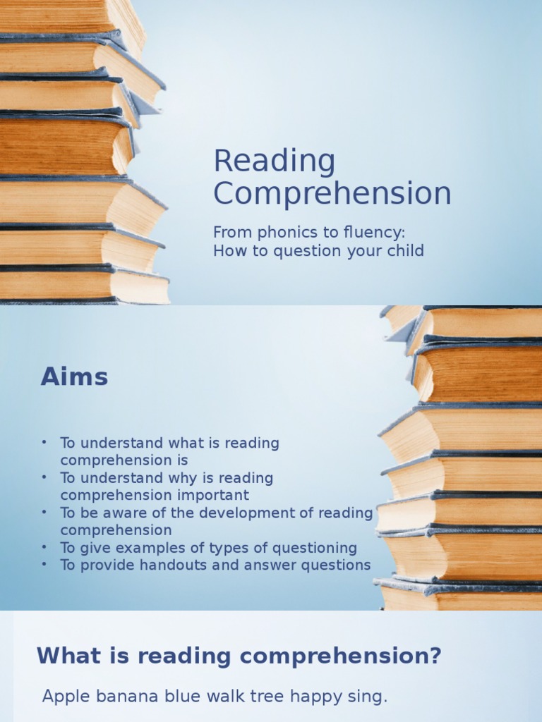 Reading Comprehension Workshop | PDF | Reading Comprehension | Reading ...